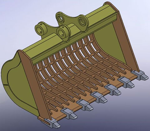 Excavator Buckets for 12 to 15-tonne Excavators | RDW