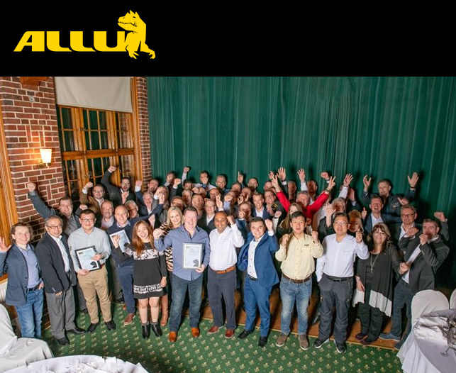 ALLU award RDW with Global Excellence award for 2018